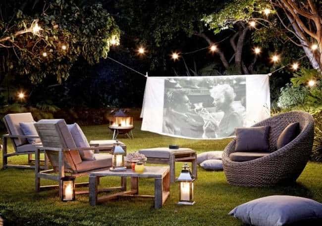 Domowe Kino Letnie W Ogrodzie Ciekawe Inspiracje Na Kino W Plenerze